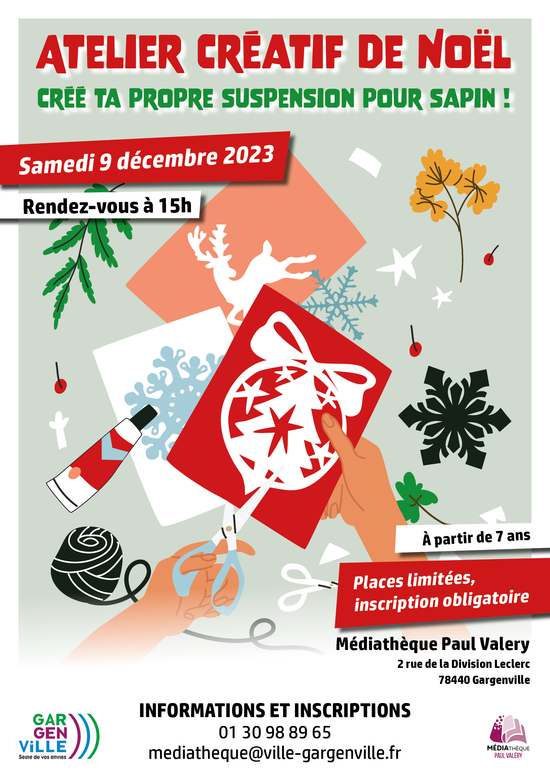 Atelier créatif de Noël | Gargenville